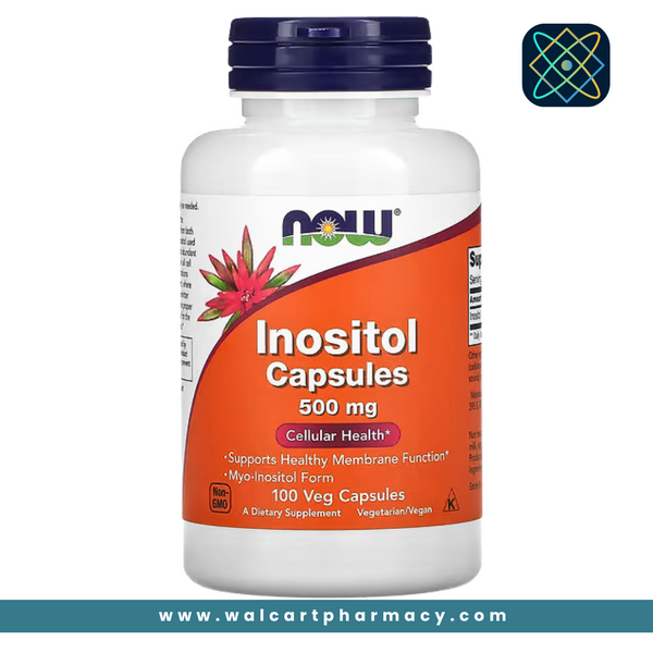 Now Inositol Capsules 500 Mg 100 Veg Capsules